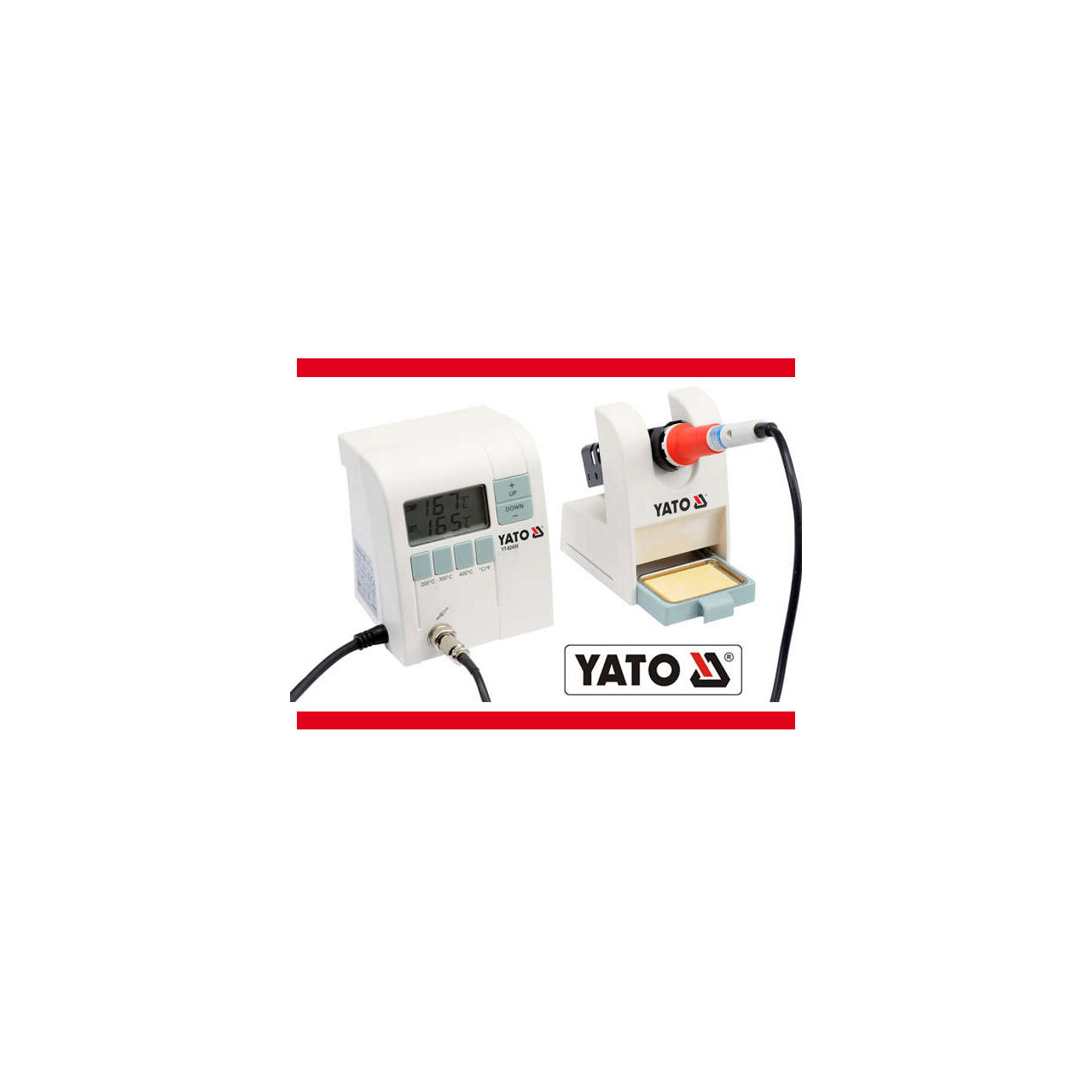 Statie de lipit cu afisaj digital 48w Yato YT-82455 - BRICOLAJ.RO