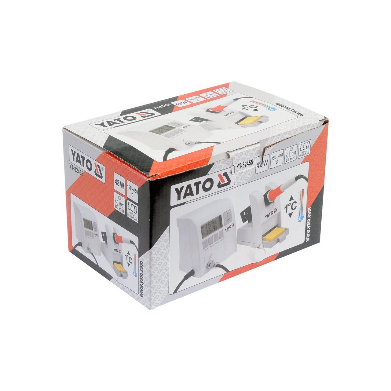 Statie de lipit cu afisaj digital 48w Yato YT-82455 - BRICOLAJ.RO