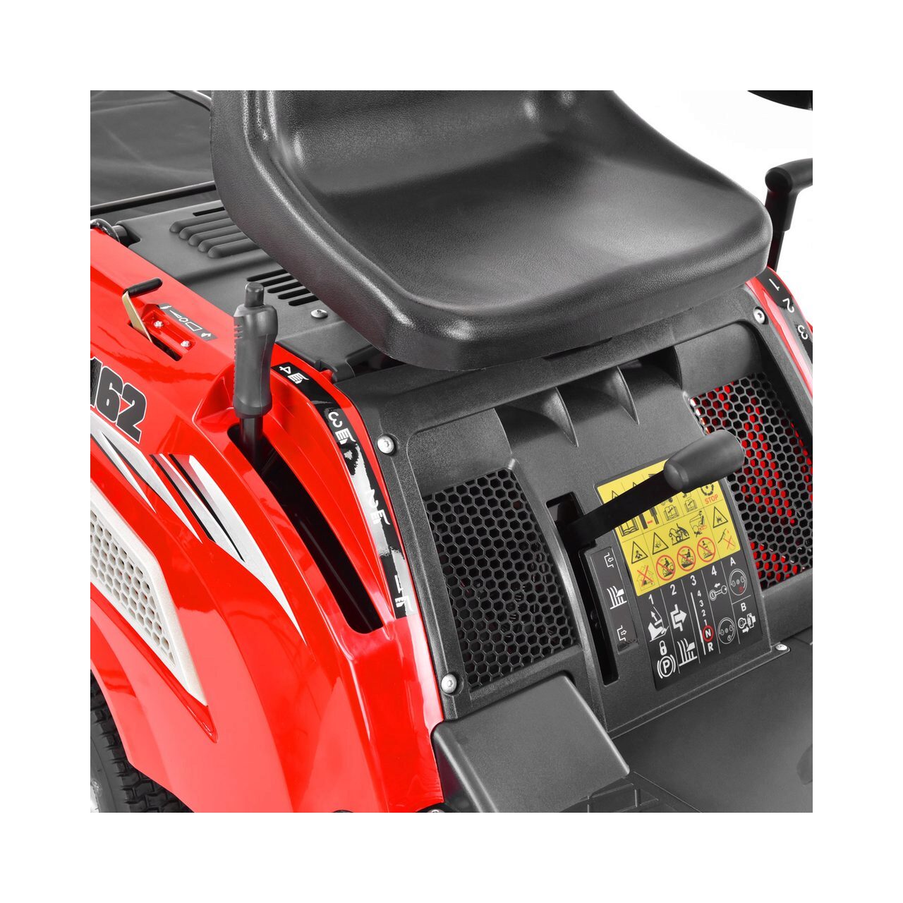 Tractor pentru gazon HECHT 5162, motor pe benzina, putere 6.5 CP, latime de lucru 61 cm ...