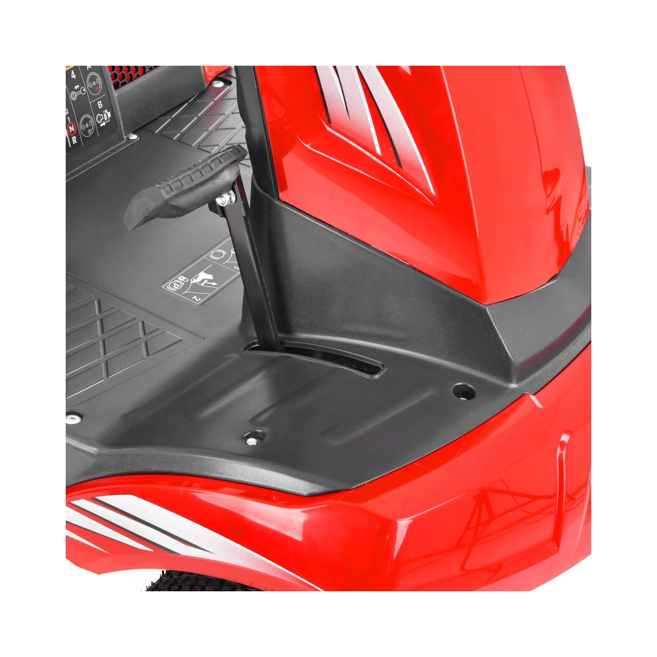 Tractor pentru gazon HECHT 5162, motor pe benzina, putere 6.5 CP, latime de lucru 61 cm ...