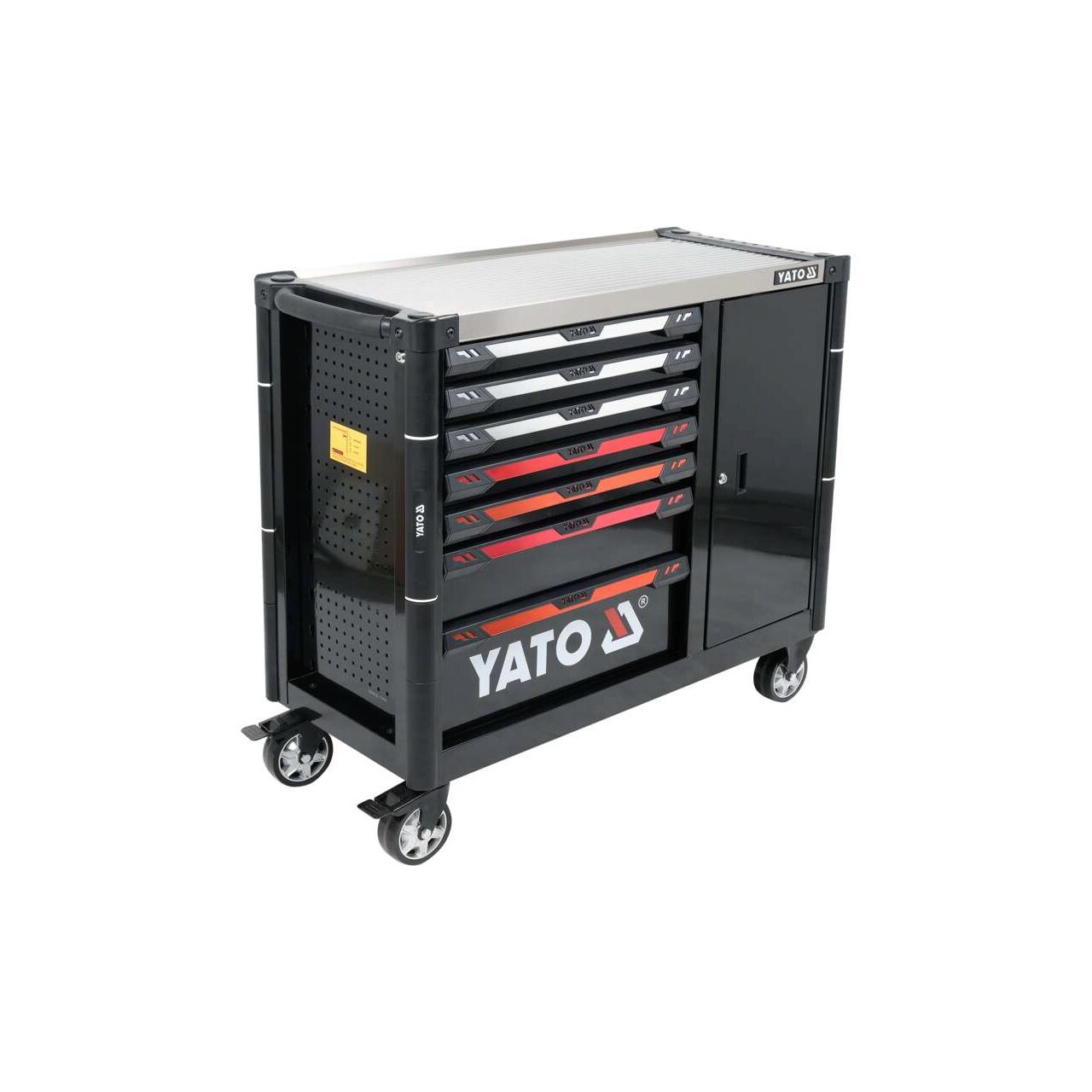 Dulap scule 7 sertare plus compartiment lateral Yato YT-09033 - BRICOLAJ.RO