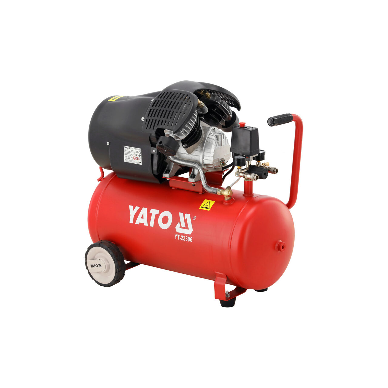 Compresor aer 50l Yato YT-23306 - BRICOLAJ.RO