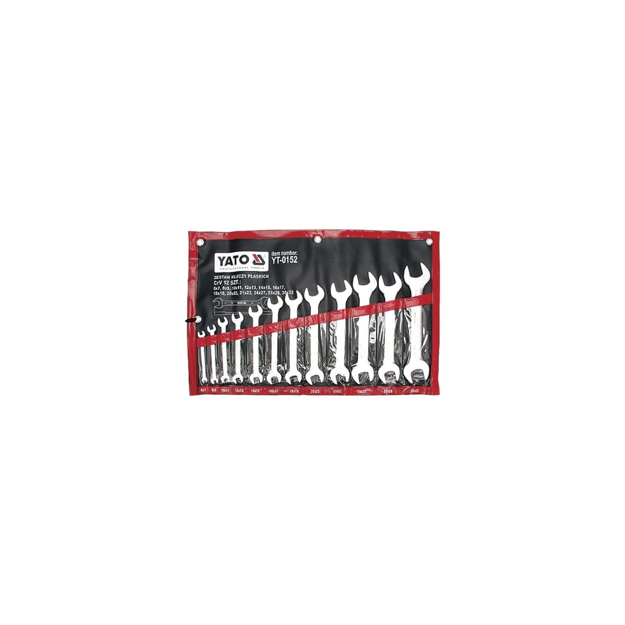 Set 12 chei fixe industriale 6 - 32 mm Yato YT-0152 - BRICOLAJ.RO