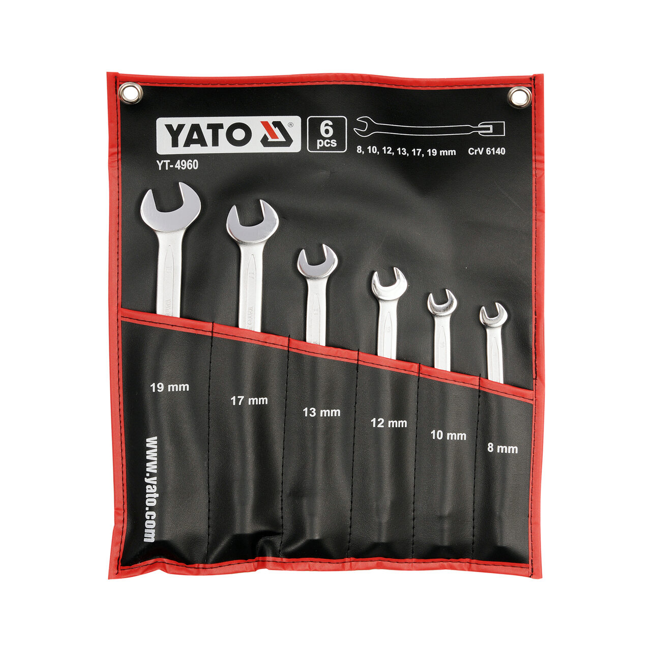 Set 6 chei fixe - tubulare cu articulatie Yato YT-4960 - BRICOLAJ.RO